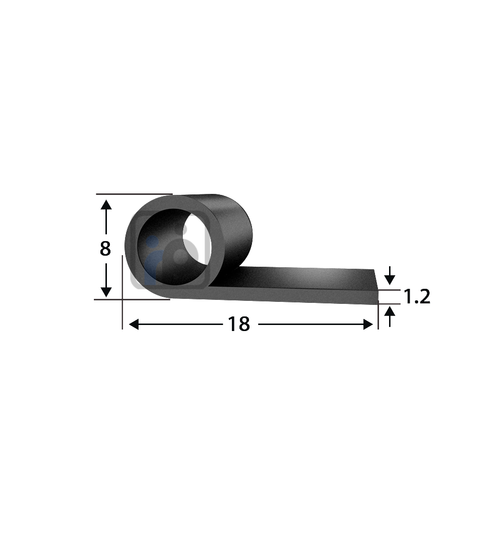 DS-P409 Rubber Profile – Long-Lasting Rubber Edge Trim